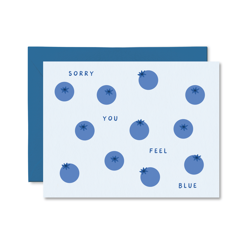 Sorry You Feel Blue Card – Pretty by Her